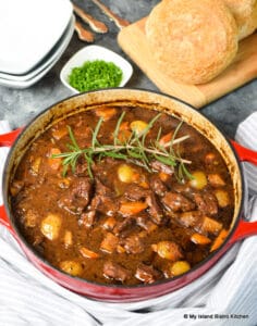 Rustic Homestyle Beef Stew - My Island Bistro Kitchen